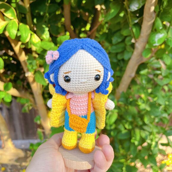 Handmade | Accents | Caroline Crochet Halloween Doll Amigurumi Coraline ...